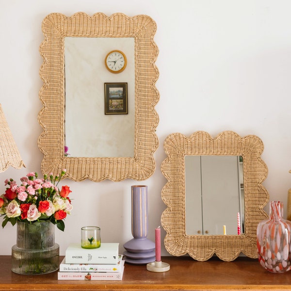 Rattan Mirrors - Etsy