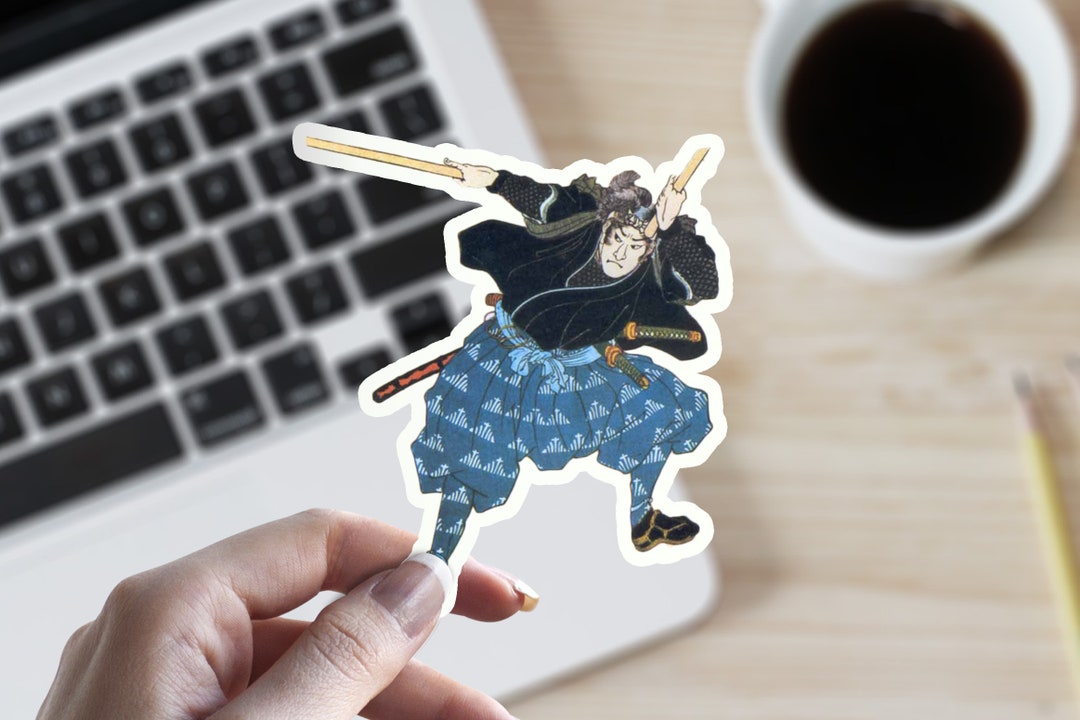 Samurai Miyamoto Musashi Japanese Asian Ancient Art Warrior Car Bumper ...