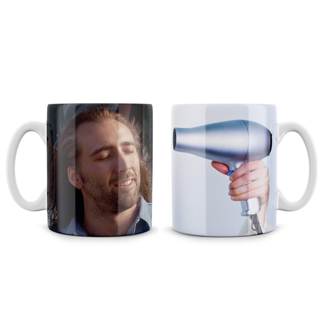 National Treasure Nic Cage Nicholas Cage Long Hair Funny Gift Meme Hair ...