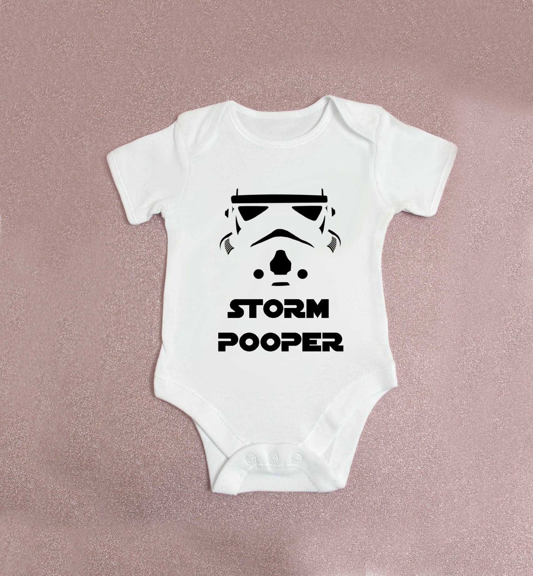 Storm Pooper the Dark Side Baby Grow Body Grow Body Suit Onsie Babygrow ...