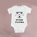 Storm Pooper the Dark Side Baby Grow Body Grow Body Suit Onsie Babygrow ...
