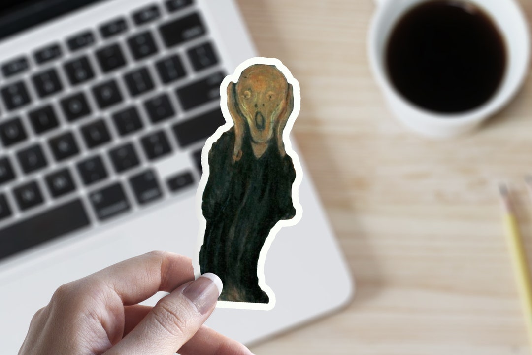 Edward Munch the Scream Masterpiece Painting Artwork Car Bumper Vinyl ...