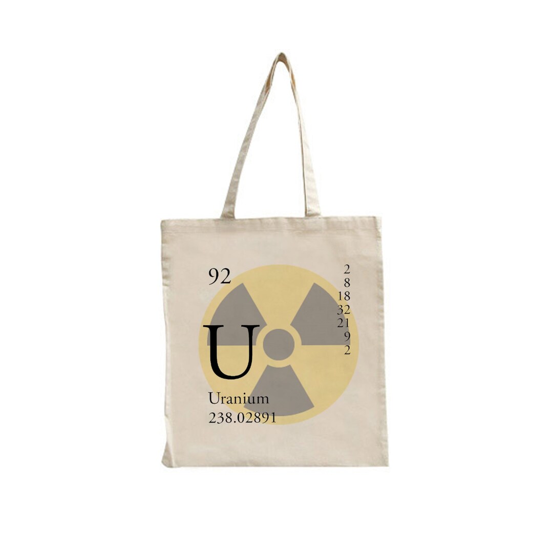 Radioactive Uranium Periodic Table Symbol Geek Nerd Boffin Scientist ...