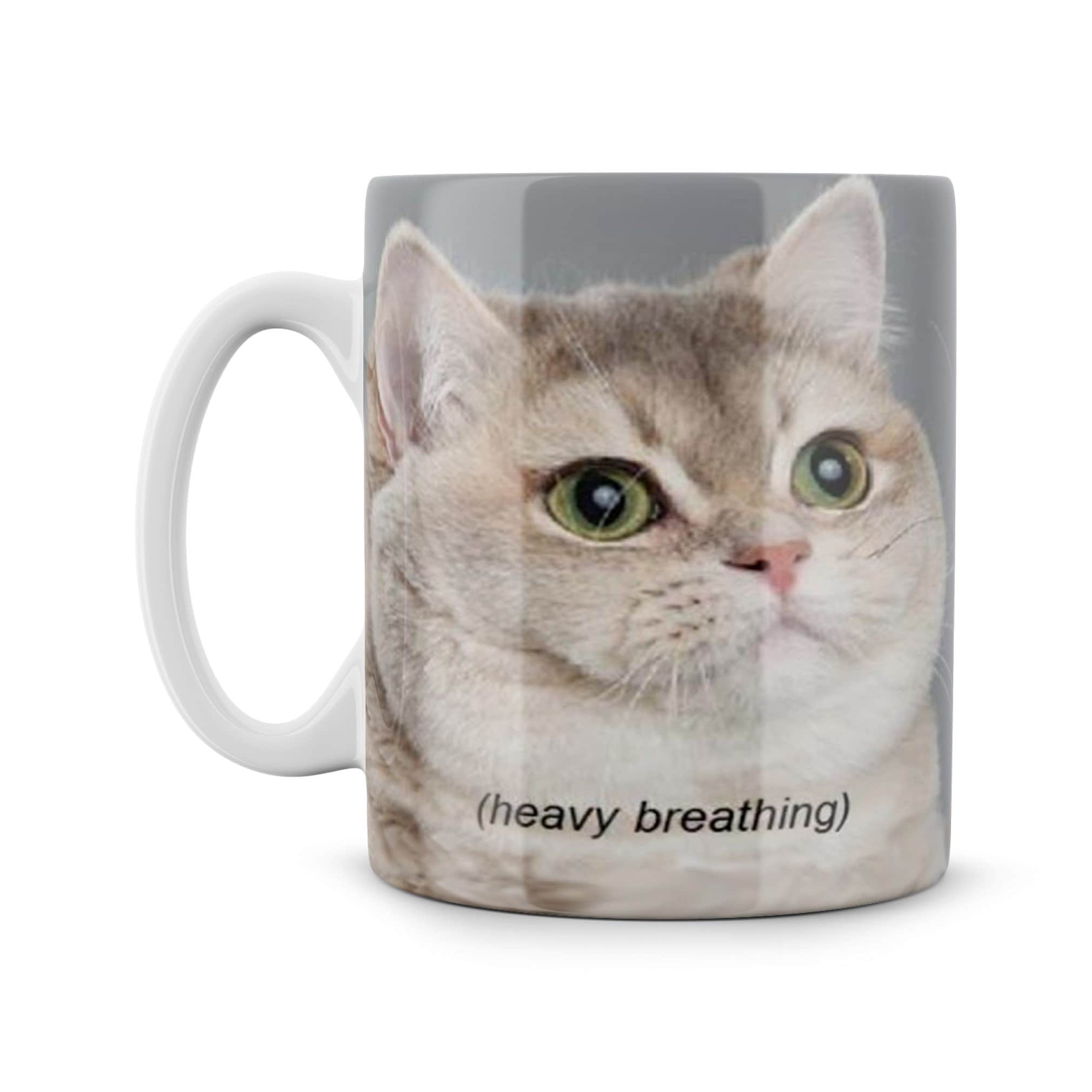 Heavy Breathing Intensifies Cat Meme