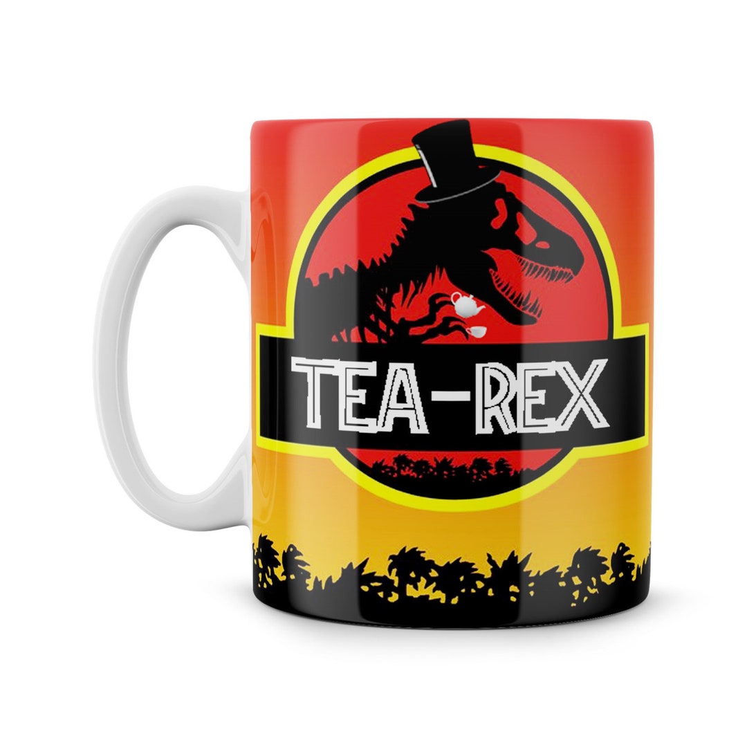 Tea Rex Funny Geek Parody Nerd Mug Meme Dinosaur T-rex Movie Parody ...