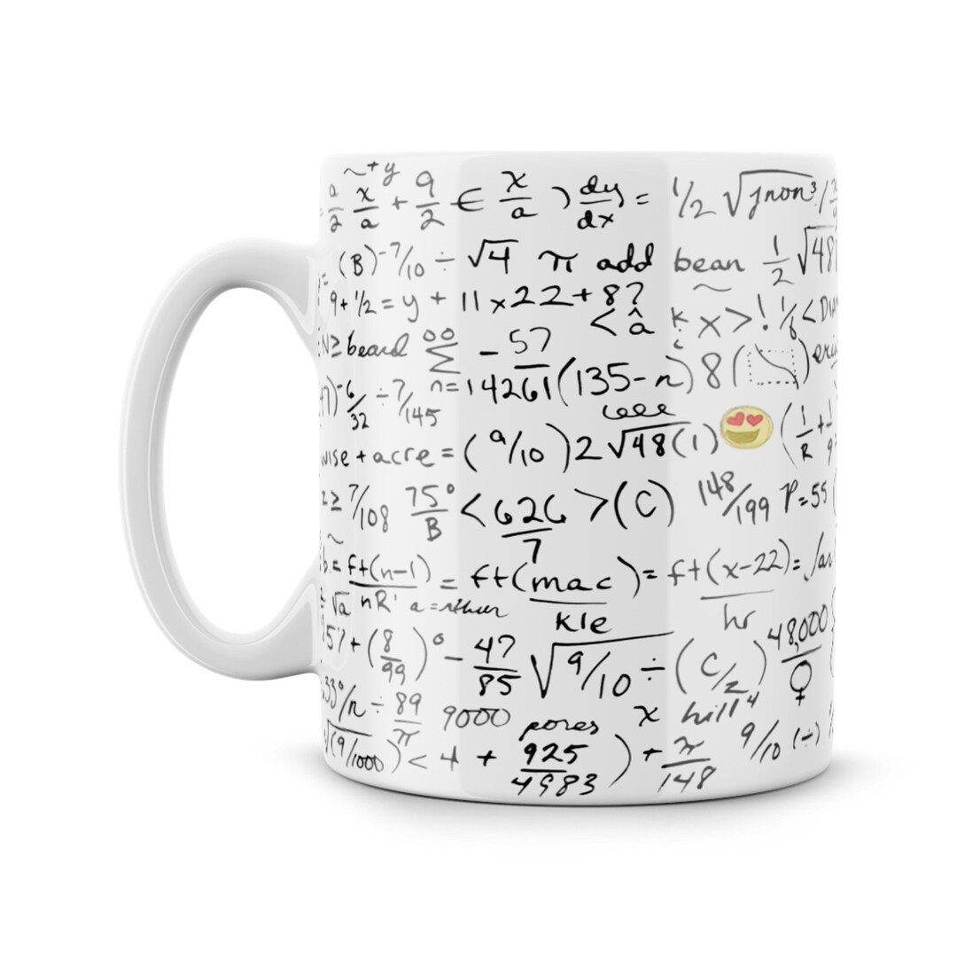 Doodles Formula Mathematics Physics Equations Parody Ceramic Mug Meme ...