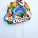 Personalised Baby Cake Topper Tv 3D With Name and Age - Etsy