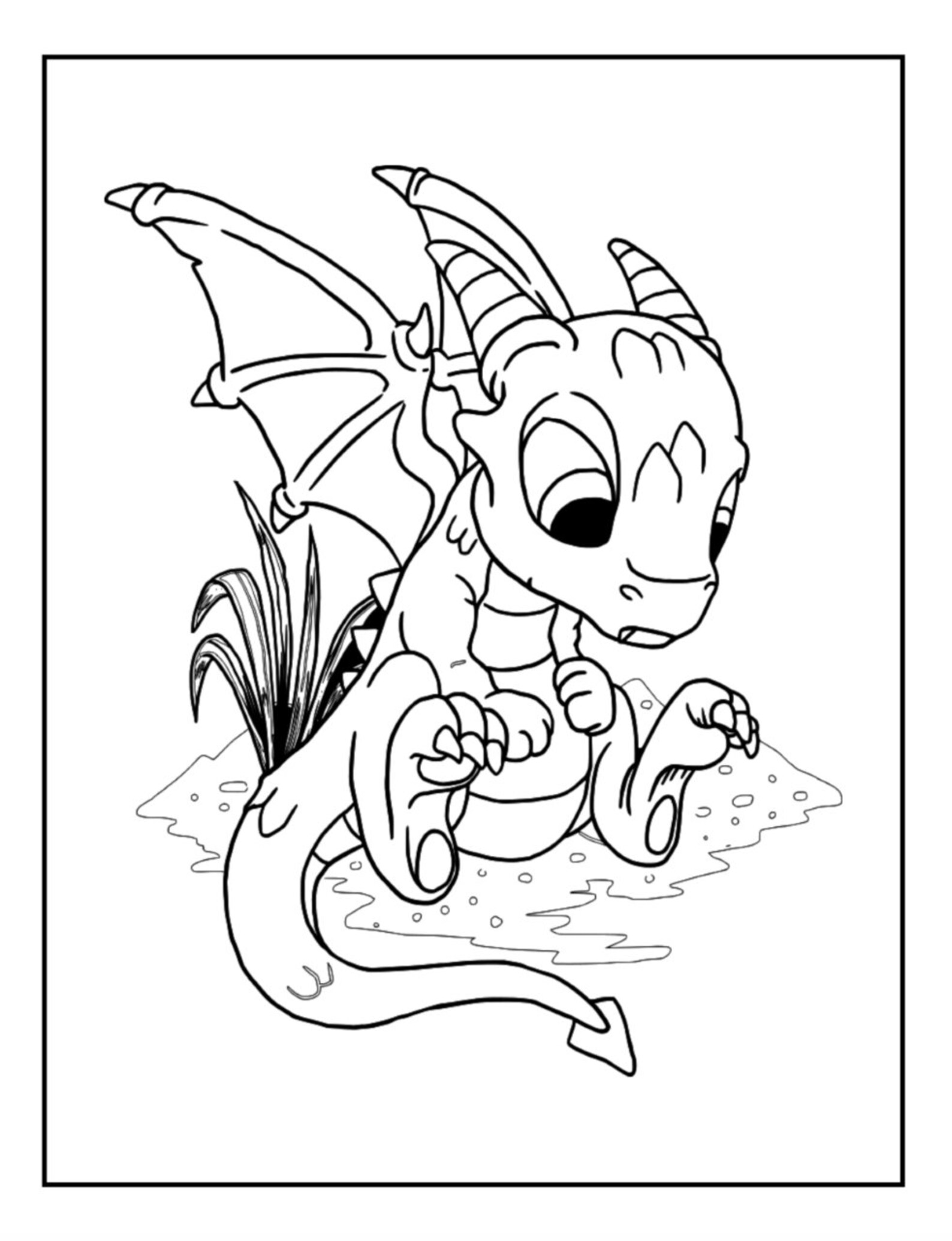 Páginas para colorear para niños | Etsy