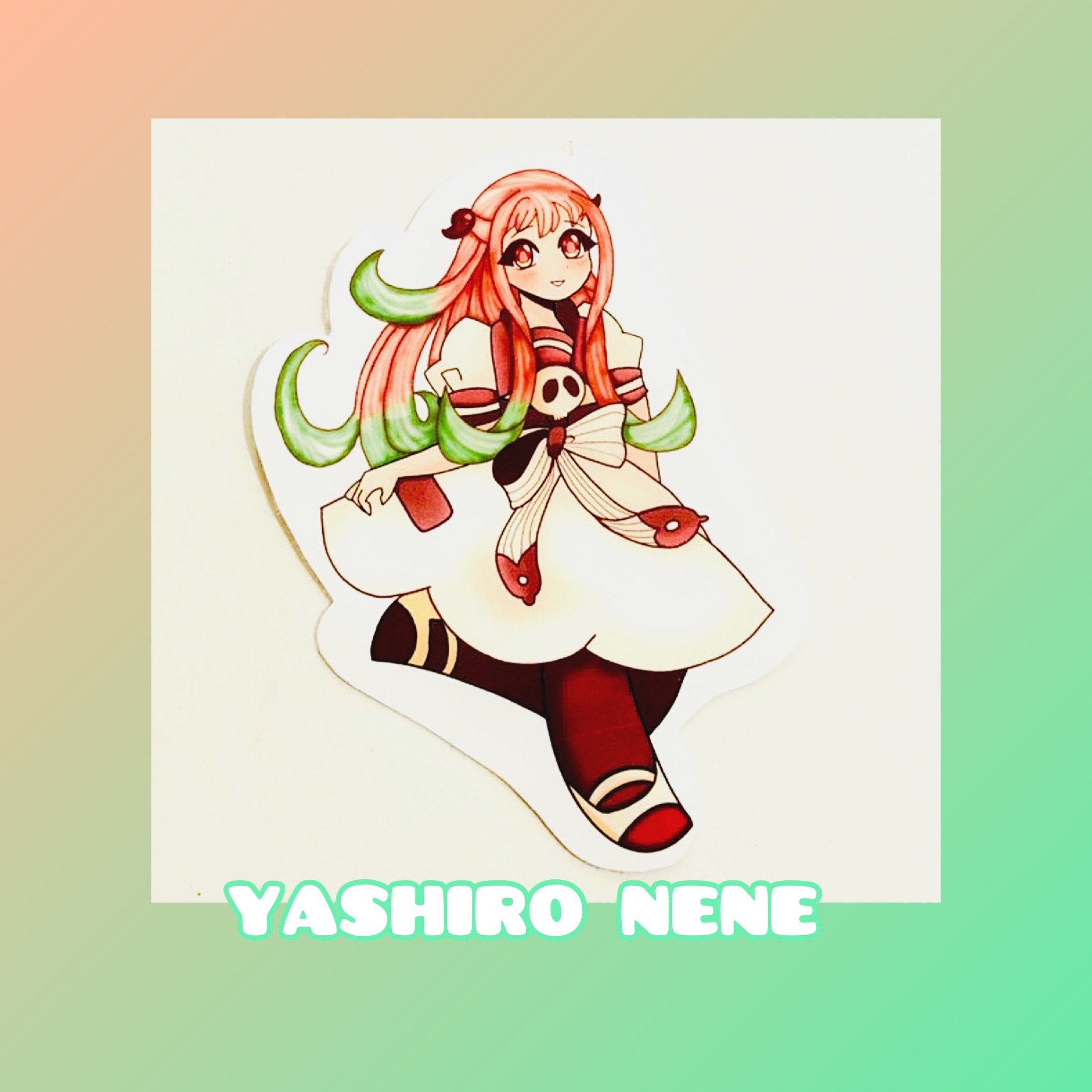 Chibi Hanako and Yashiro TBHK stickers - Etsy