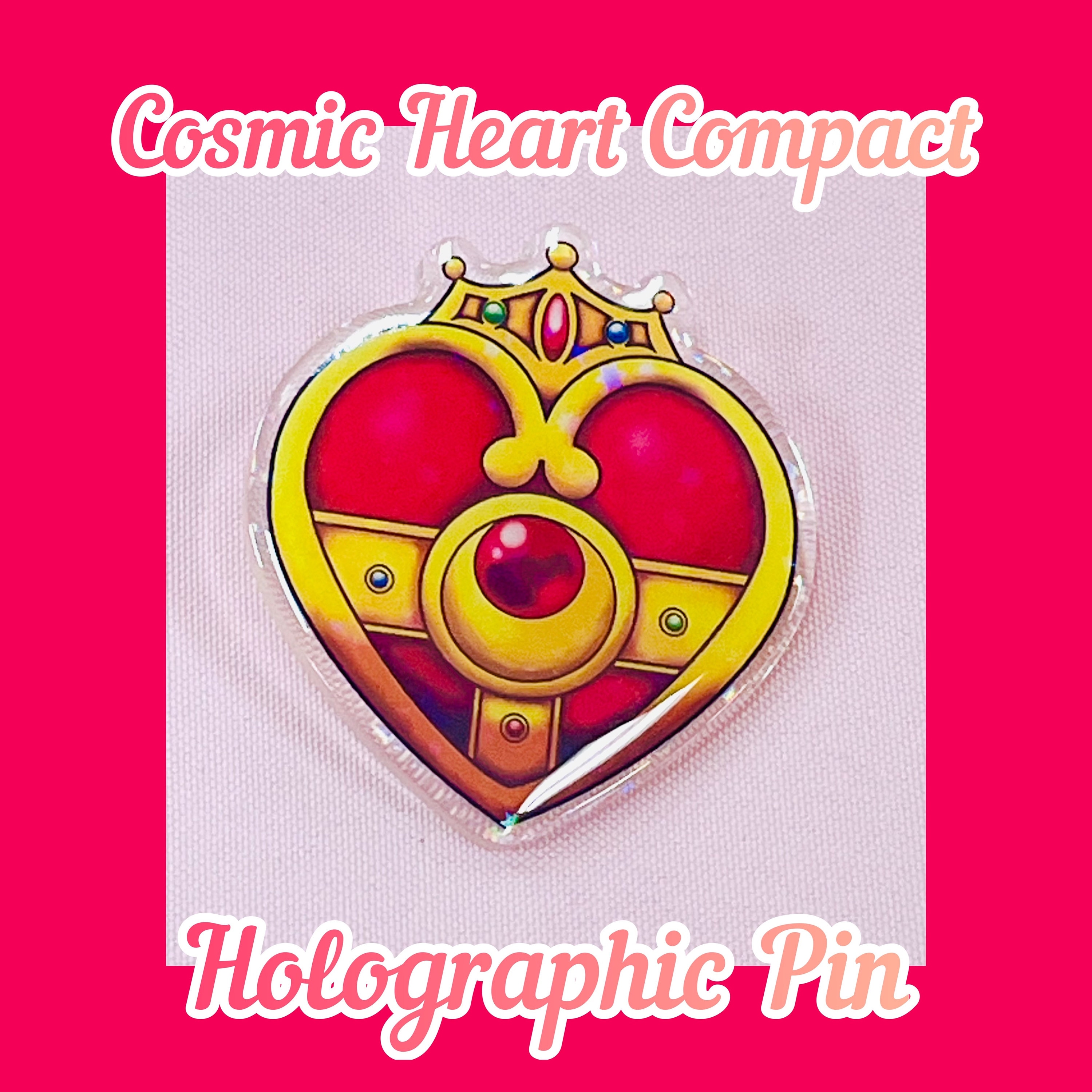 Cosmic Heart Compact sailor Moon Pin - Etsy