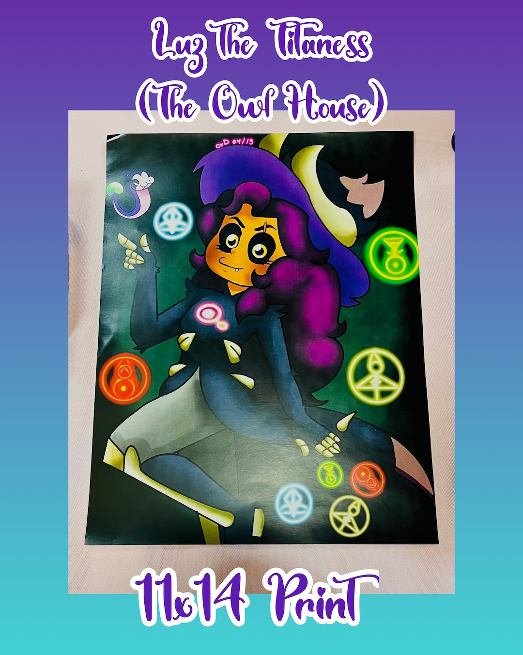 Luz the Titaness (TOH)- 11x14 Print - Etsy
