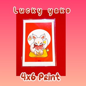Lucky Yako (TBHK) - Matte Sticker, Print & Charm - Etsy
