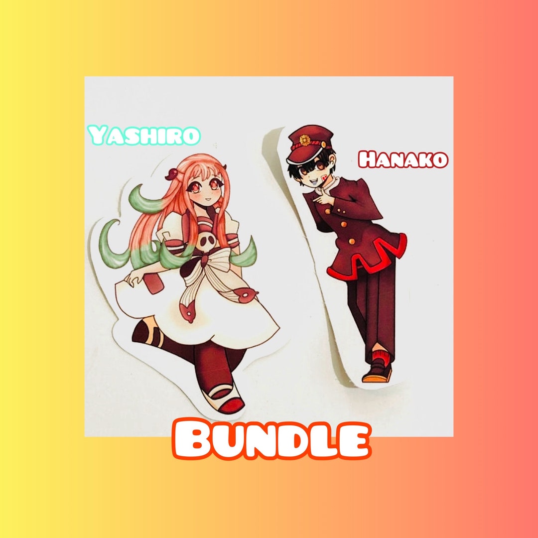Chibi Hanako and Yashiro (TBHK) -stickers - Etsy