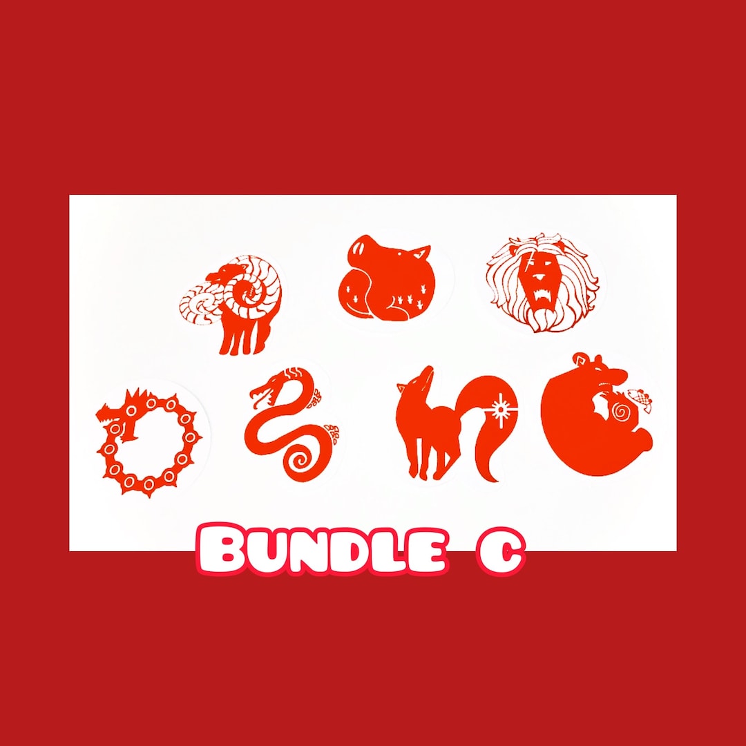 Seven Deadly Sins Tattoo -stickers - Etsy