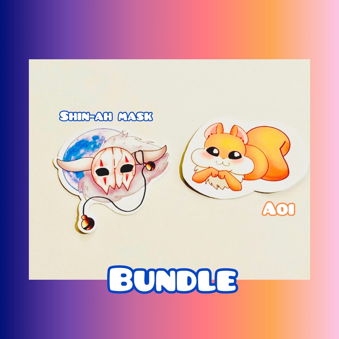 Shin-ah Mask and Aoi Stickers (yona of the Dawn) - Etsy