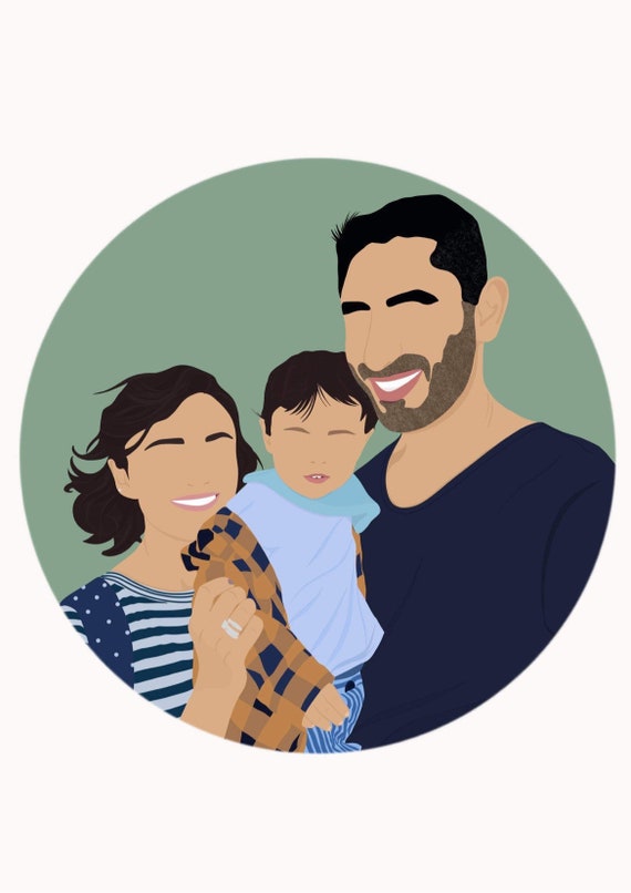 Cartoon Custom Picture Made to Order Personalised - Etsy Australia