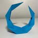 Handmade 3D Origami Crescent Moon - Etsy