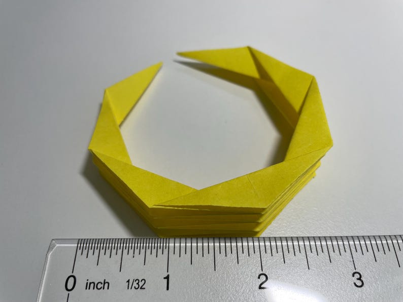 Handmade 3D Origami Crescent Moon - Etsy