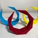 Handmade 3D Origami Crescent Moon - Etsy