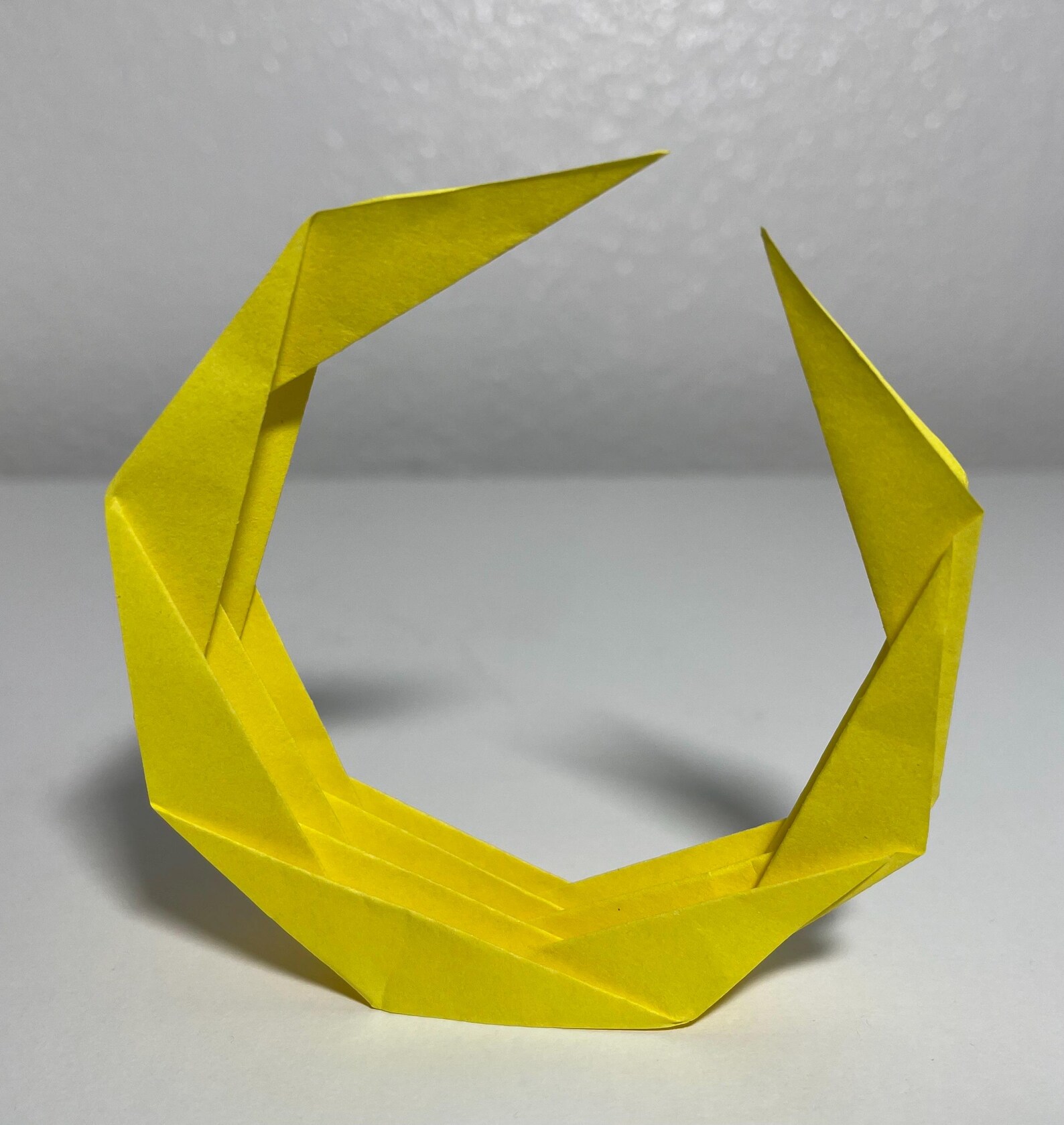 Handmade 3D Origami Crescent Moon - Etsy