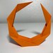 Handmade 3D Origami Crescent Moon - Etsy