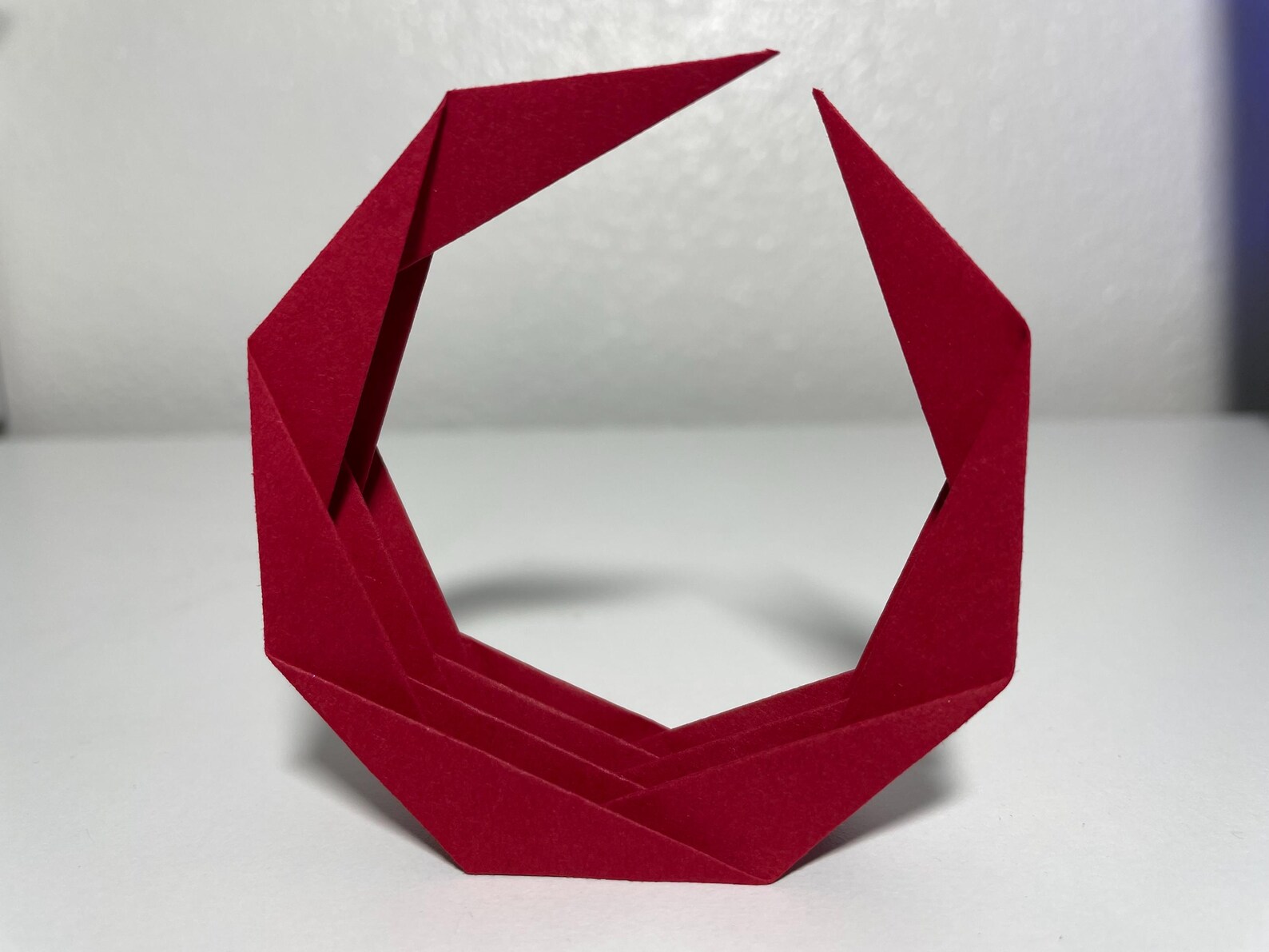 Handmade 3D Origami Crescent Moon - Etsy