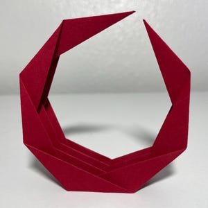 Handmade 3D Origami Crescent Moon - Etsy