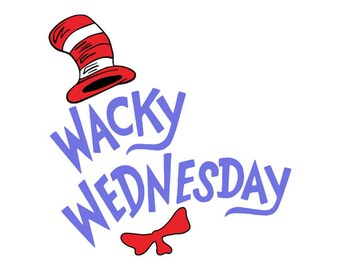 Wacky Wednesday Svg | Etsy