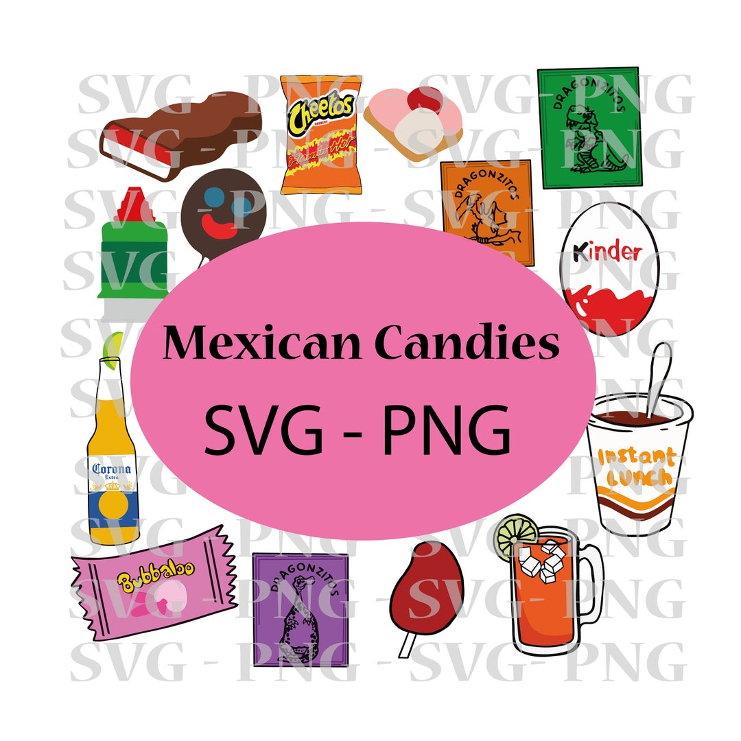 Mexican Images, Mexican Sweets, Layered Cut File SVG, PNG, Mexican ...