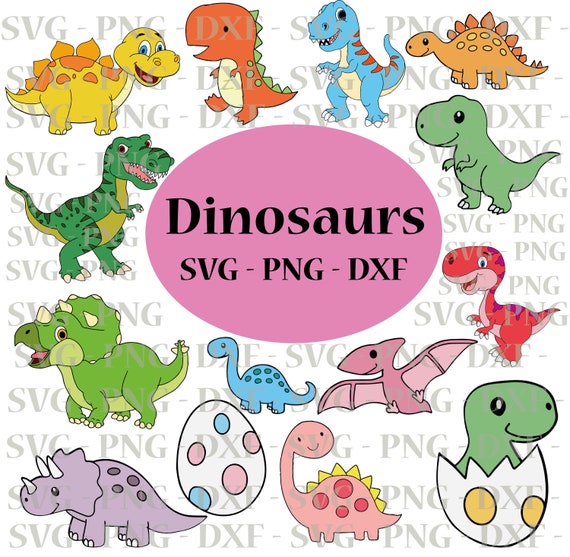 Dinosaurs Clipart Collection Dino Clipart Jurassic Clipart | Etsy