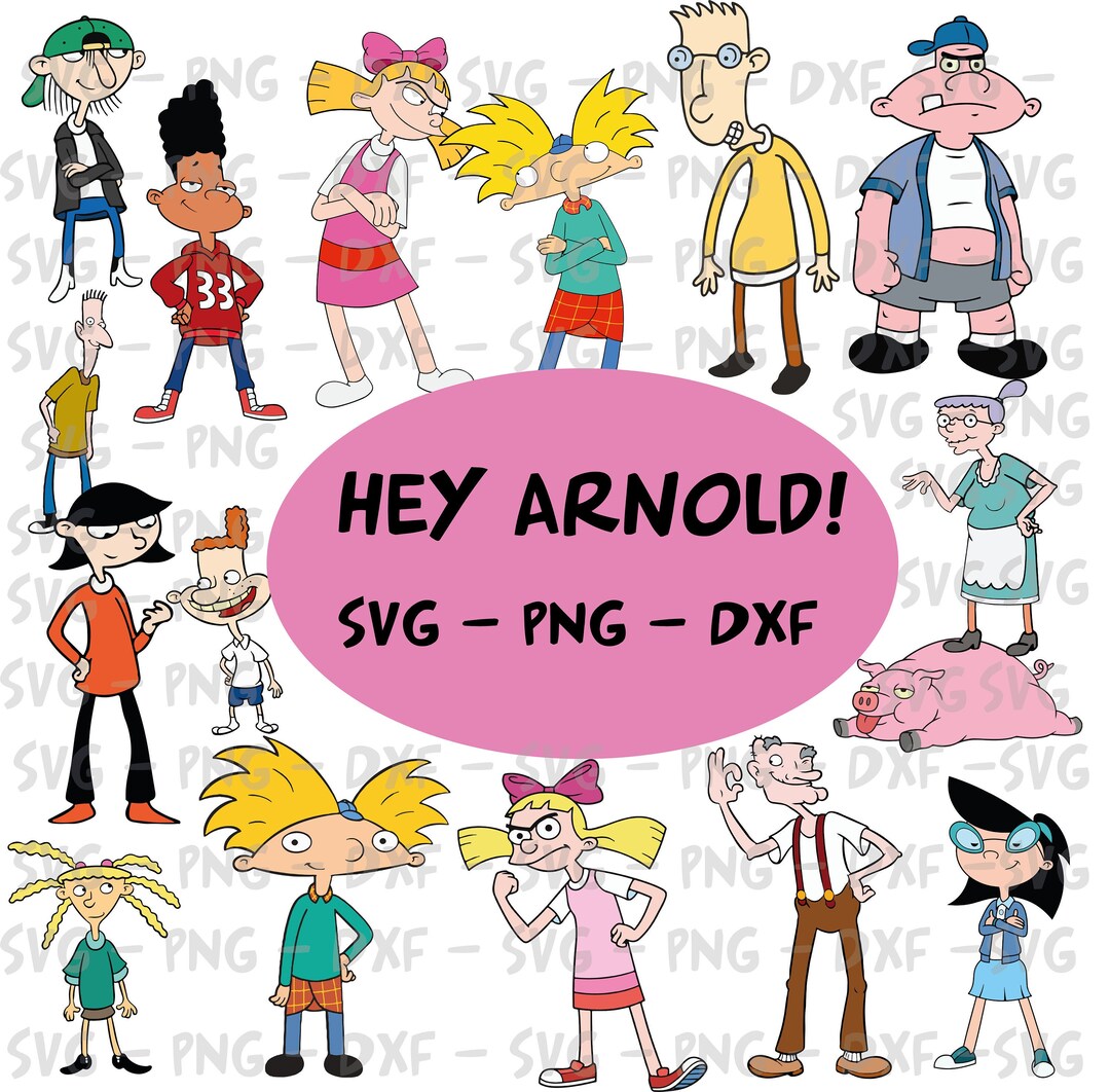 Hey Arnold Svg Hey Arnold Svg Cricut Archivo De Corte Archivo