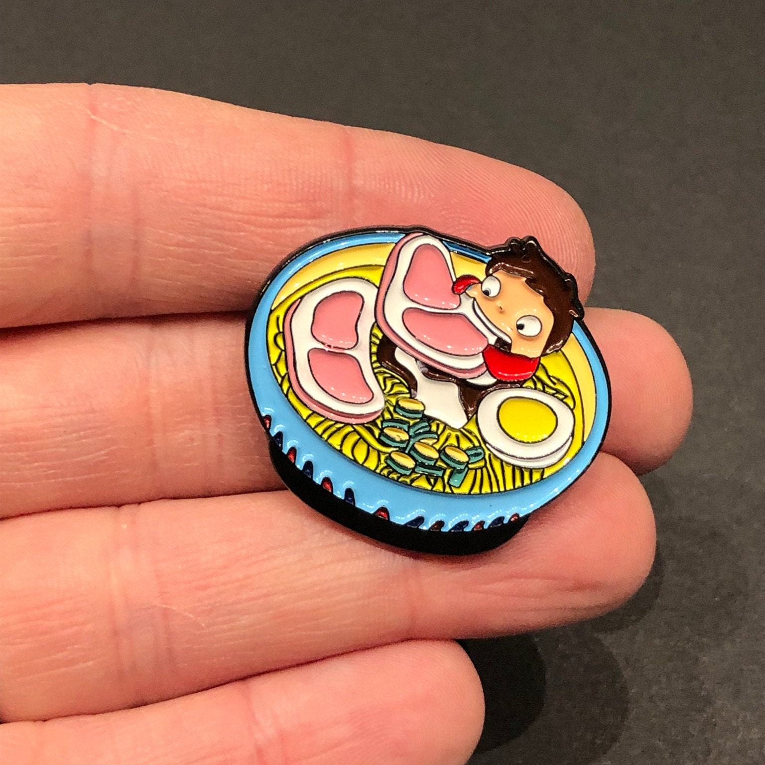 Ponyo Ramen Enamel Pin – Studio Ghibli Anime Accessory - Etsy
