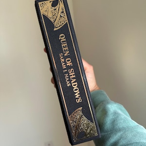 Queen of Shadows Bookbinding Cover Art Design File PNG, Throne of Glass ...