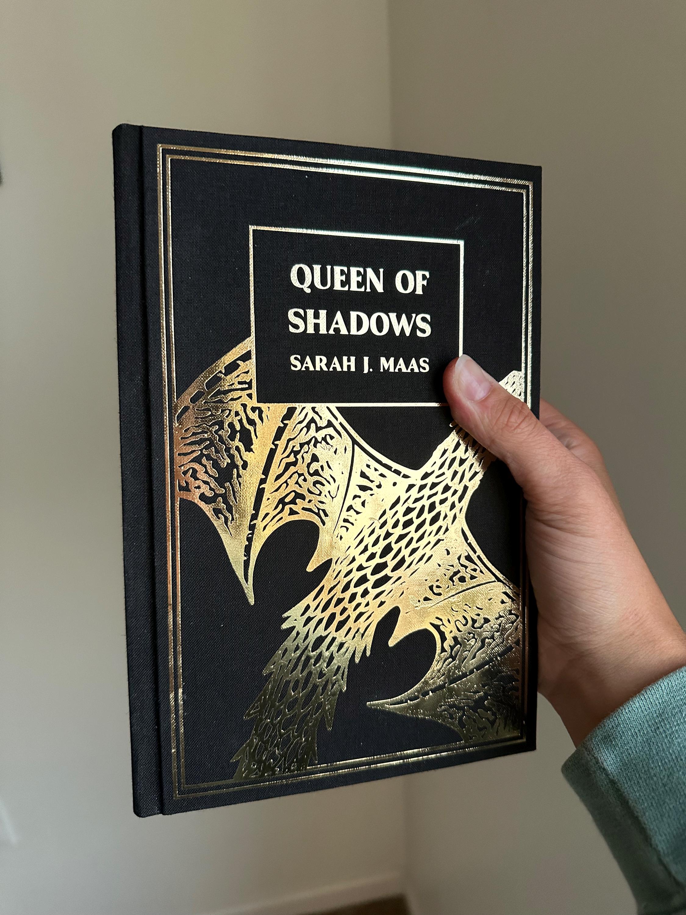 Queen of Shadows Bookbinding Cover Art Design File PNG, Throne of Glass ...