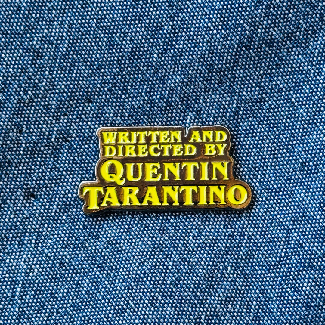 Quentin Tarantino Enamel Pin: Movie Director Tribute Badge - Etsy
