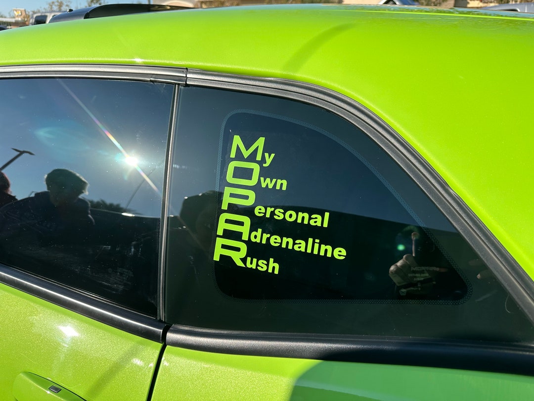 My Own Personal Adrenaline Rush Decal - Etsy