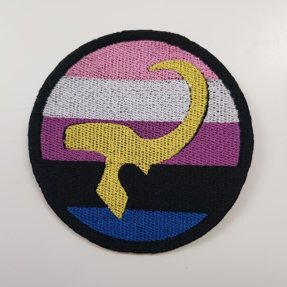 Loki Genderfluid Flag Patch - Etsy