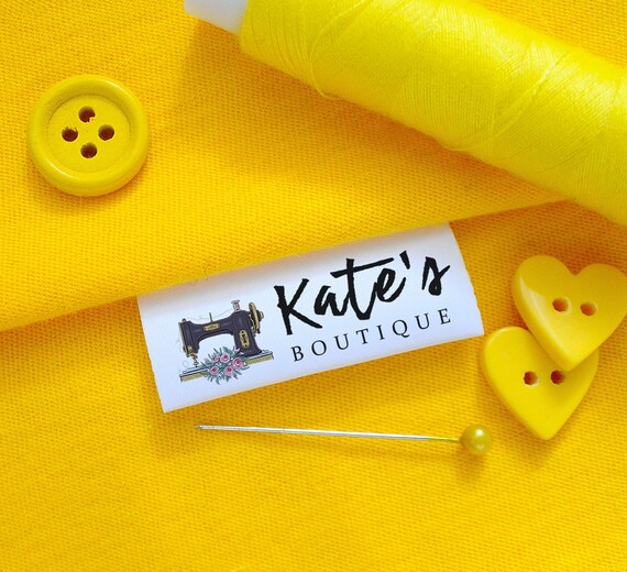 Custom Sewing Labels Full Color Clothing Labels Logo | Etsy