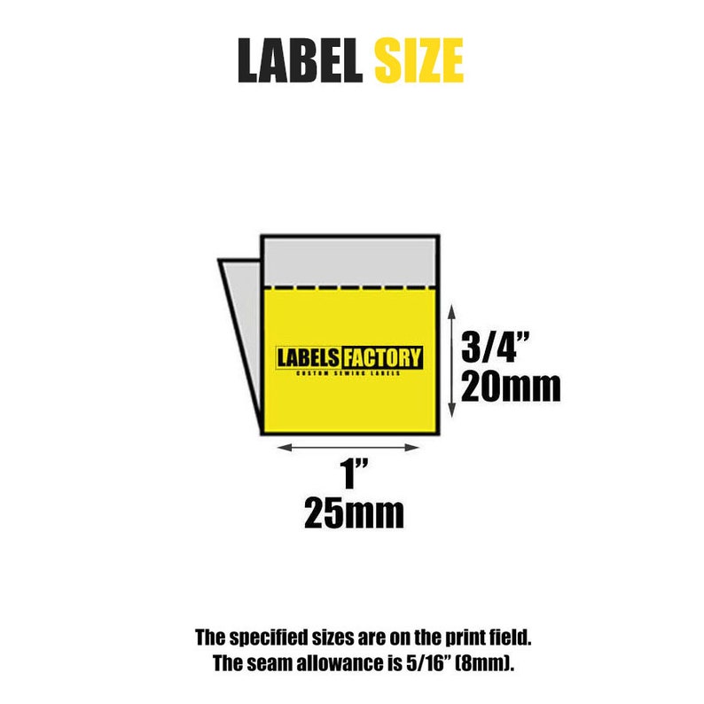 Custom Sewing Labels Full Color Clothing Labels Logo - Etsy
