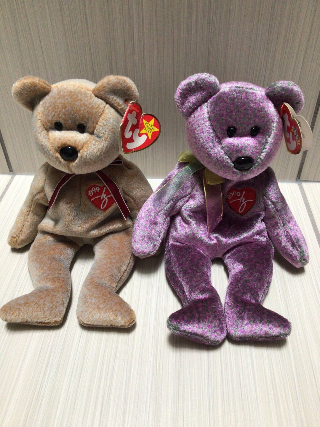 Ty “ Signature Bear 1999 & 2000 “ Beanie Baby - Etsy