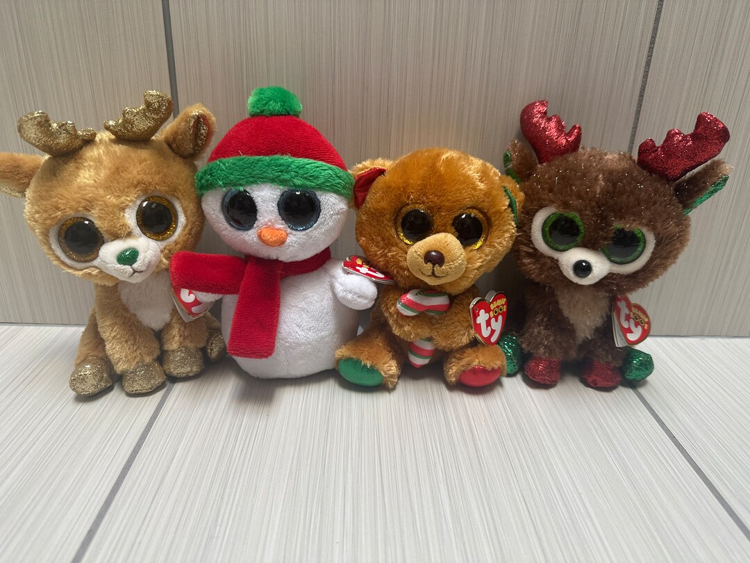 Ty “ Glitzy ~ Scoops ~ Bella ~ Fudge “ Beanie Boos - Etsy