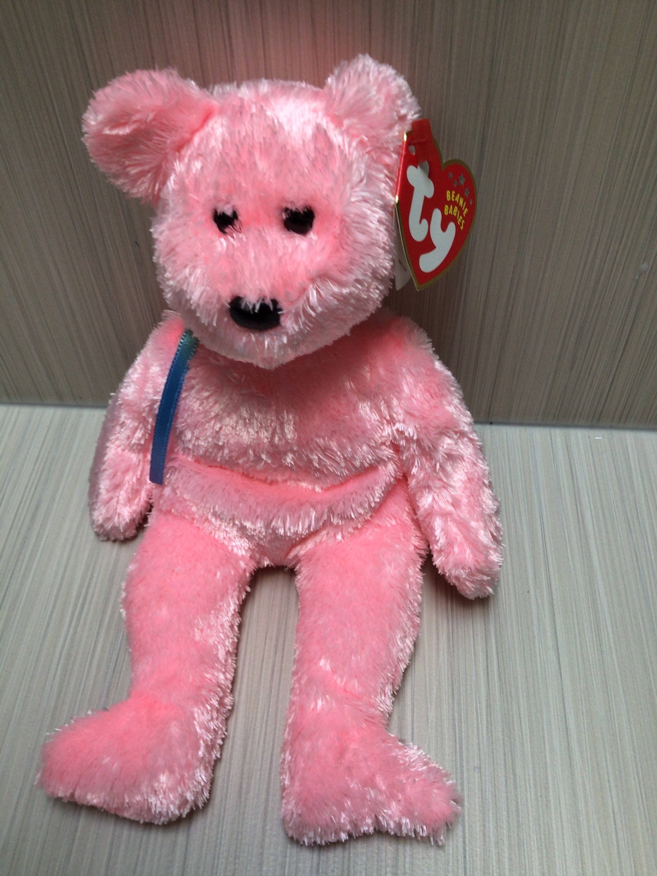 Ty Sherbet yellow Pink Beanie Babies - Etsy
