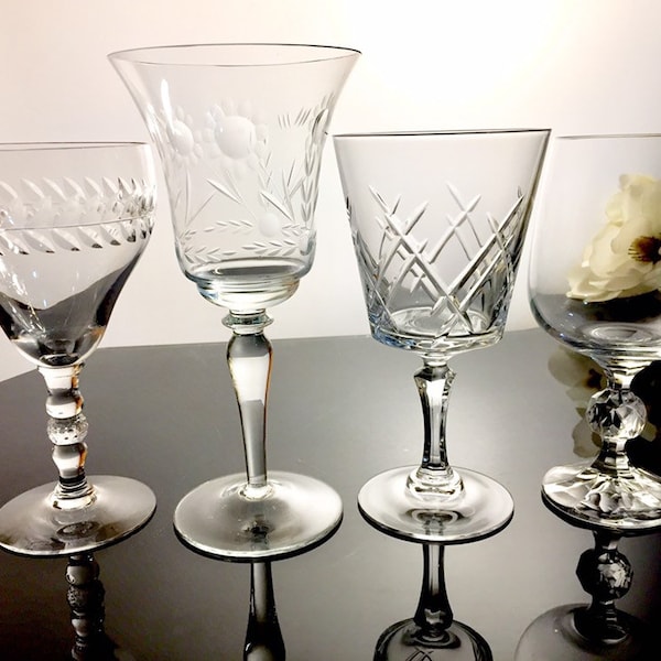 Crystal Water Goblet - Etsy