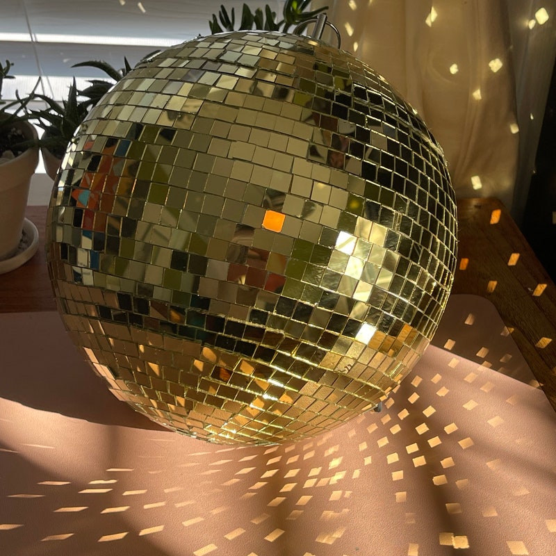 Gold Disco Ball - Etsy