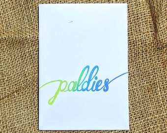 Paldies Latvian Thank You Card Kartiņa Latviešu Latviski Pateicība ...