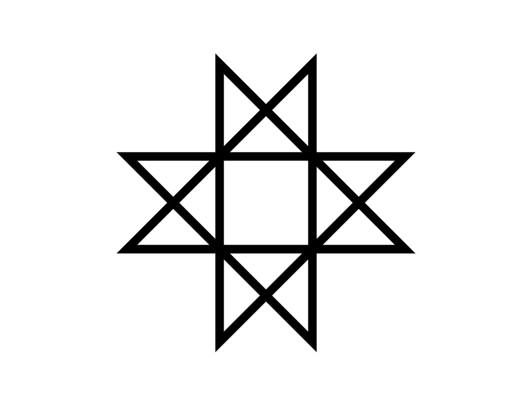 Auseklis Symbol Star Latvian SVG DXF PNG Latvju Raksts Embroidery ...