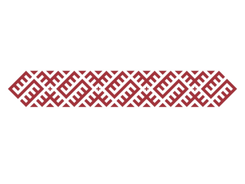 Vidzemes Josta Symbol Belt Latvian Raksts SVG DXF PNG Latviešu Raksti ...