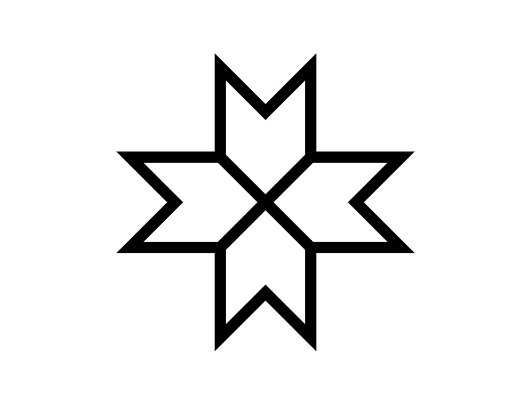 Auseklis 3 Symbol Star Latvian SVG DXF PNG Latvju Raksts Embroidery ...