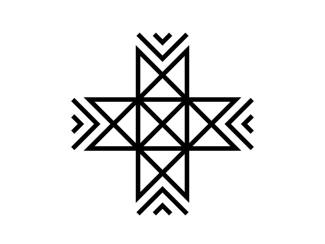 Auseklis 2 Symbol Star Latvian SVG DXF PNG Latvju Raksts Embroidery ...