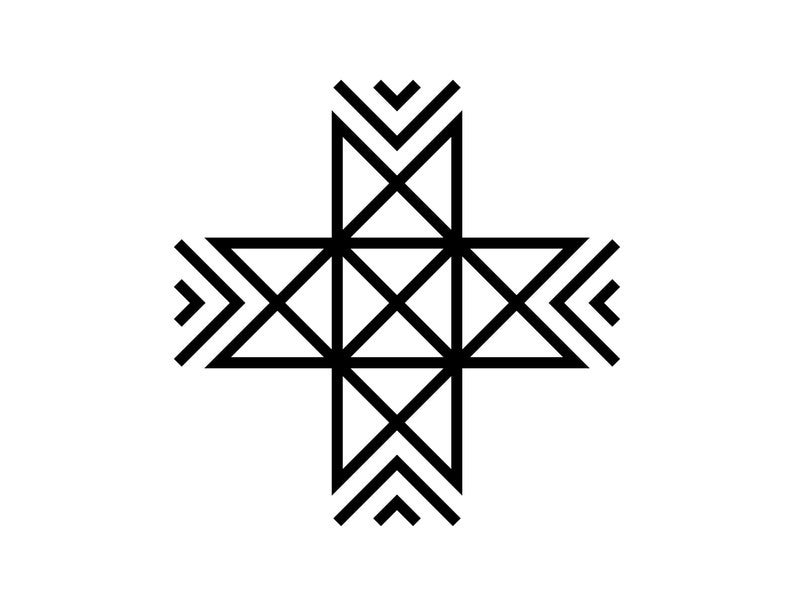 Auseklis 2 Symbol Star Latvian SVG DXF PNG Latvju Raksts Embroidery ...